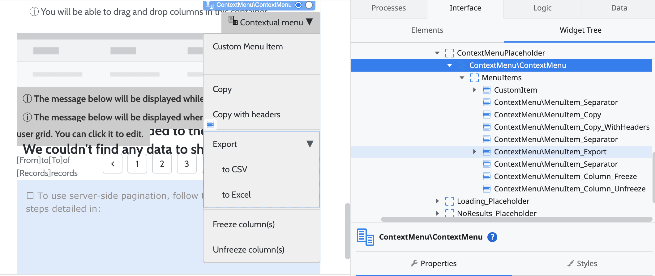 3. Create a local variable in the screen named IsPriceColumn. 3. Create a local variable in the screen named IsPriceColumn.
