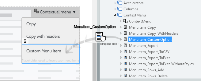 Click here to check Custom menu item in action! Click here to check Custom menu item in action!